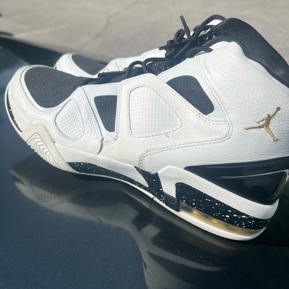 Nike | Shoes | Air Jordan Dub Zero Retro Size 15 White Black Gold ...